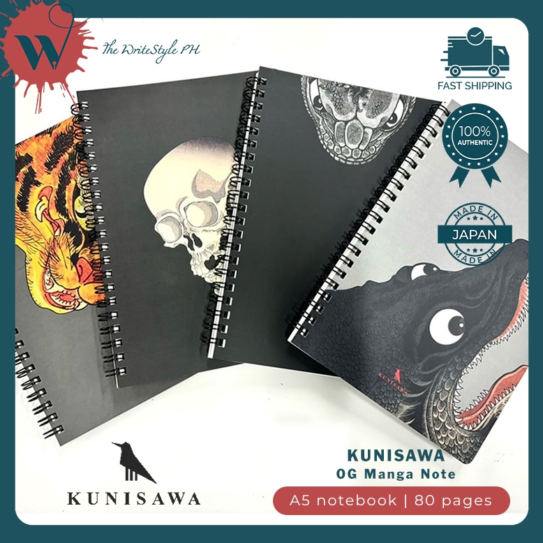KUNISAWA - OG Manga Note A5 Notebook | Shopee Philippines