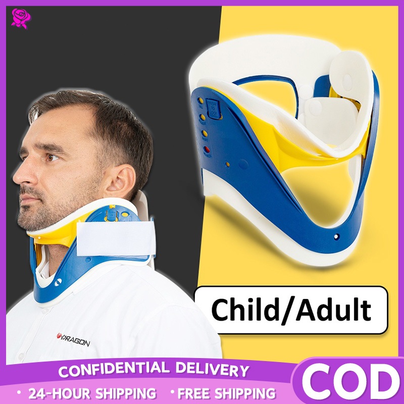 4 Gears Neck Brace Medical Cervical Collar Breathable Neck Support Neck ...