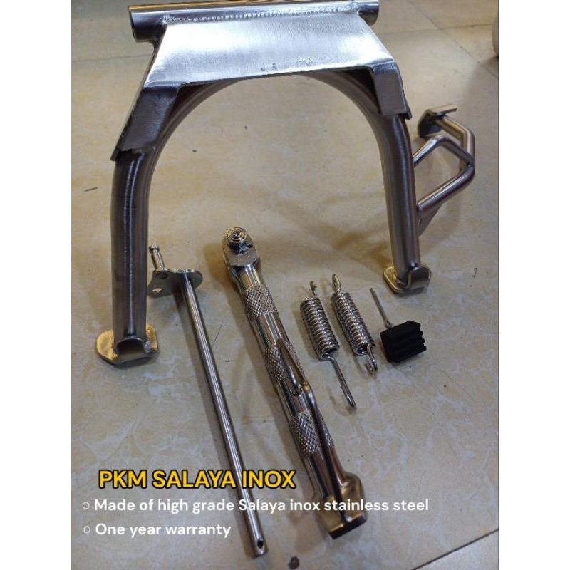 CENTERSTAND AND SIDE STAND INOX 304 STAINLESS STEEL | Shopee Philippines