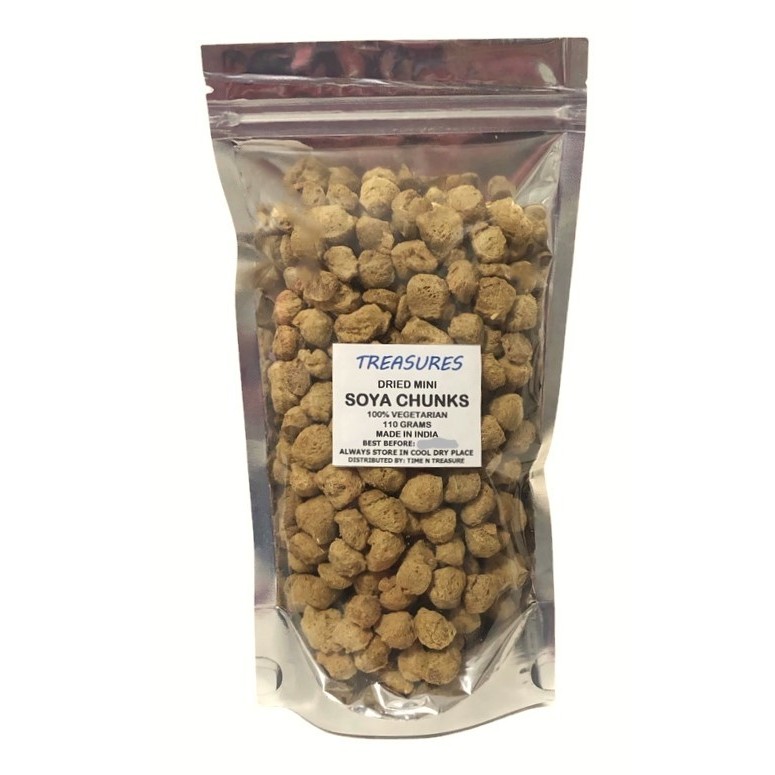 Treasures Soya Mini Chunks - TVP - Vegetarian/Vegan - 100% Pure From ...
