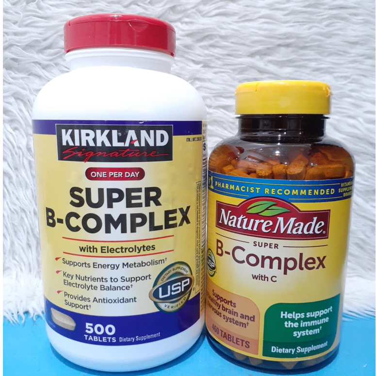 *460 tabs Nature Made Super B-Complex w/ Vit C, ORIG. FRM USA, OR 500 ...