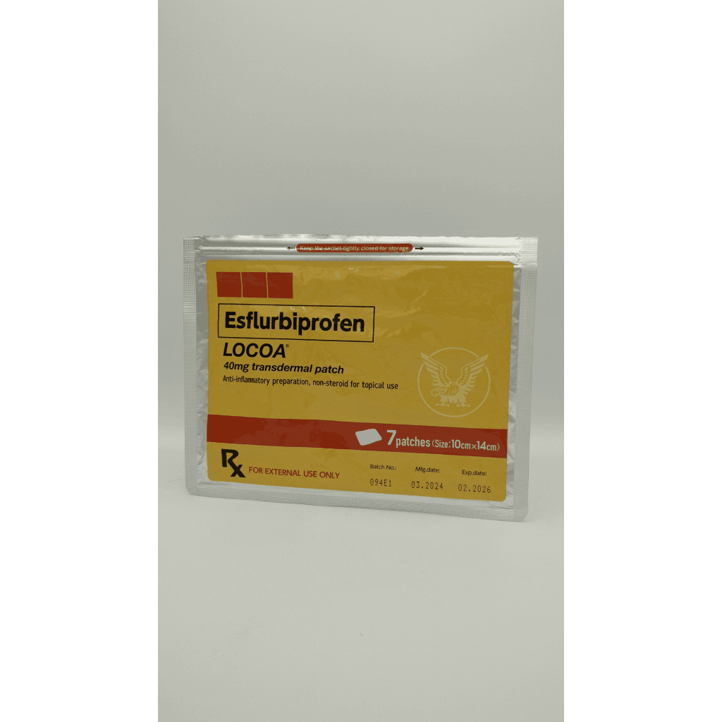 LOCOA Esflurbiprofen Transdermal Patch for Muscle Pain,Joint Pain,Back ...