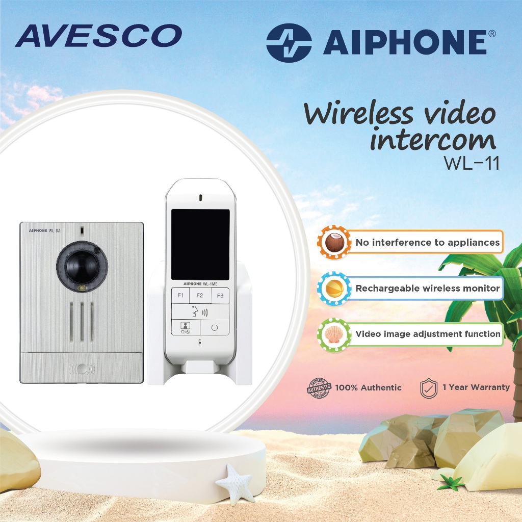 Aiphone WL-11 Wireless Video Intercom | Shopee Philippines