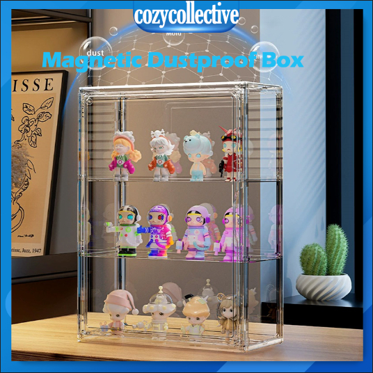 Acrylic Display Case Popmart Storage Organizer Transparent Boxes ...