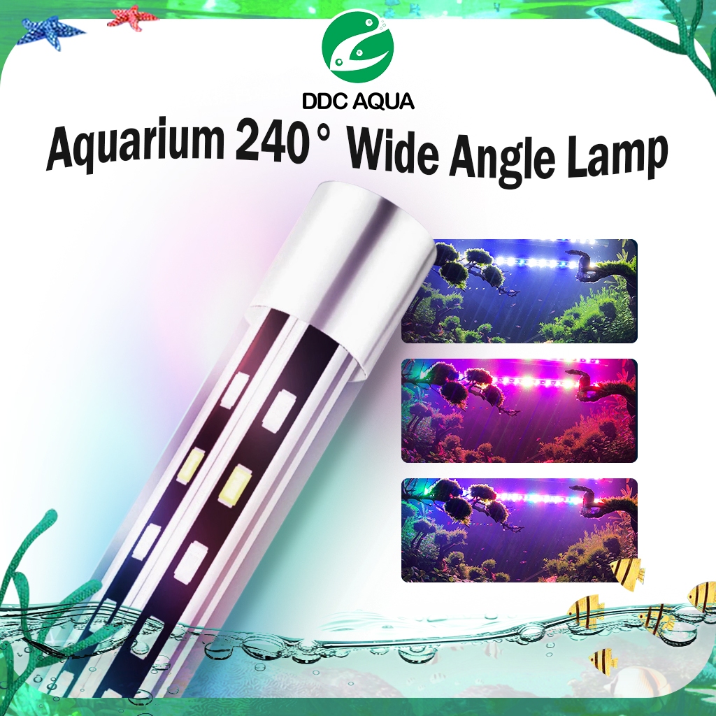 Aquarium Light Wide-angle lamp Waterproof Wide-angle Light Aquarium ...