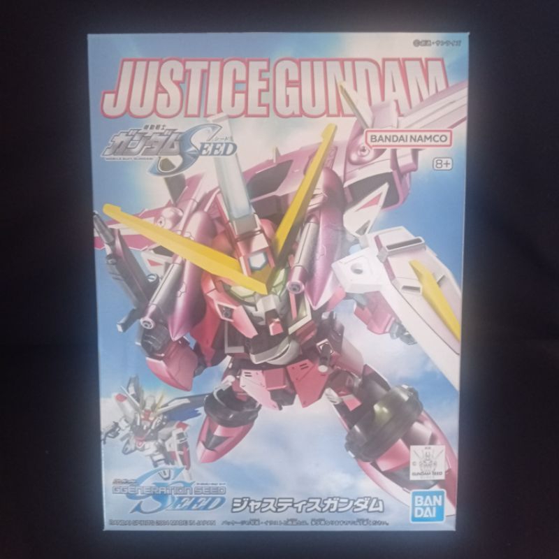 Bandai SD Bb Justice Gundam mecha robot model kit toys action figure ...