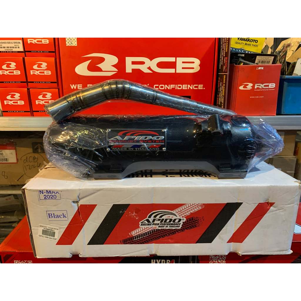 APIDO PIPE V4 FOR NMAX V2/V2.1 (BLACK) | Shopee Philippines