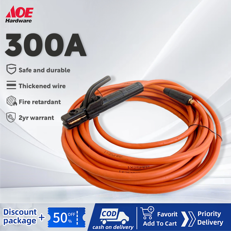 Bold version 300A Welding Cable Original with Electrode Holder and ...