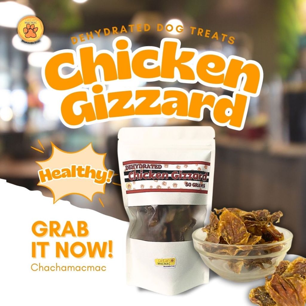 Dehydrated Chicken Gizzard - All Natural and Home made dog treats/ dog ...