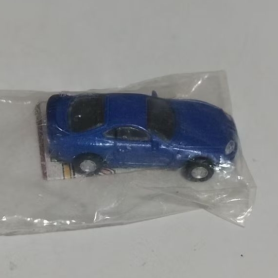 Toyota Supra Collectible Snall Miniature Mini Plastic Toy Car Blue ...