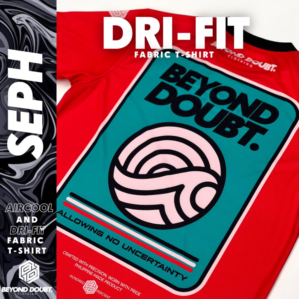 T-SHIRT - "SEPH” Design DRIFIT Fabric - BEYOND DOUBT CLOTHING | Shopee ...