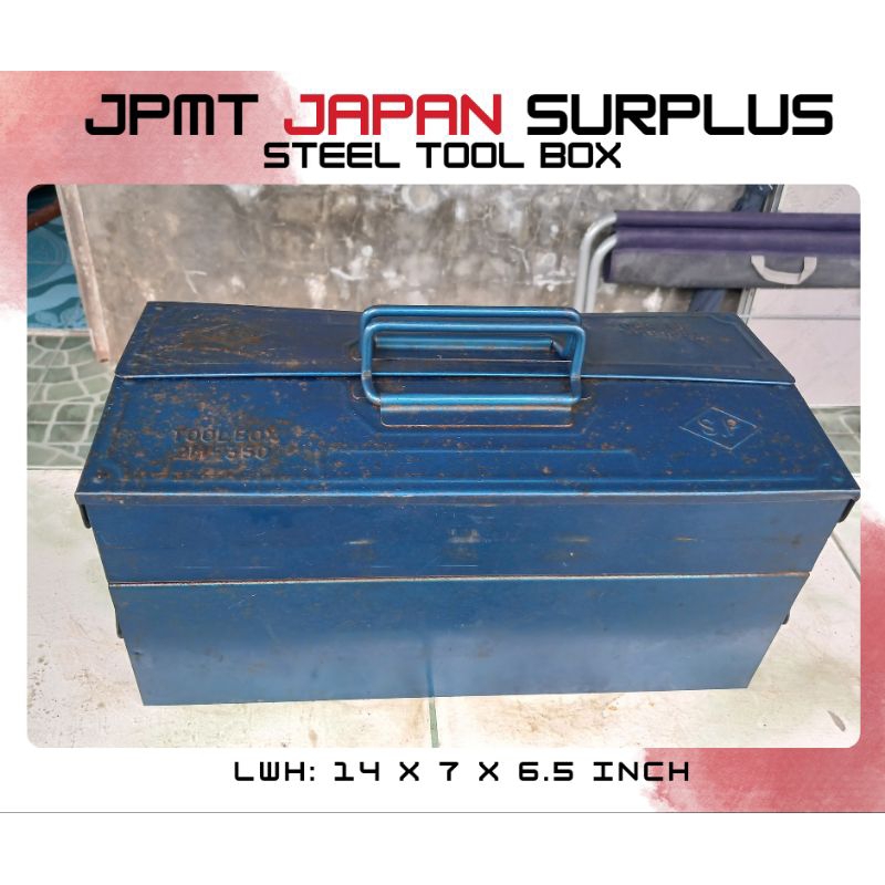 STEEL TOOL BOX JAPAN SURPLUS | Shopee Philippines