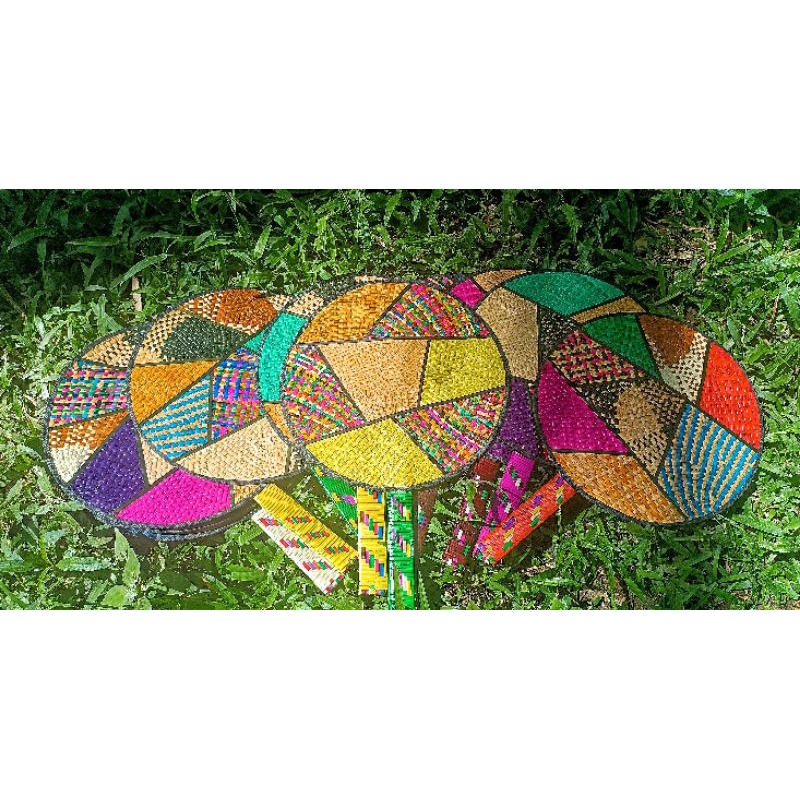 Native fans abaniko sabutan fans colorful fan | Shopee Philippines