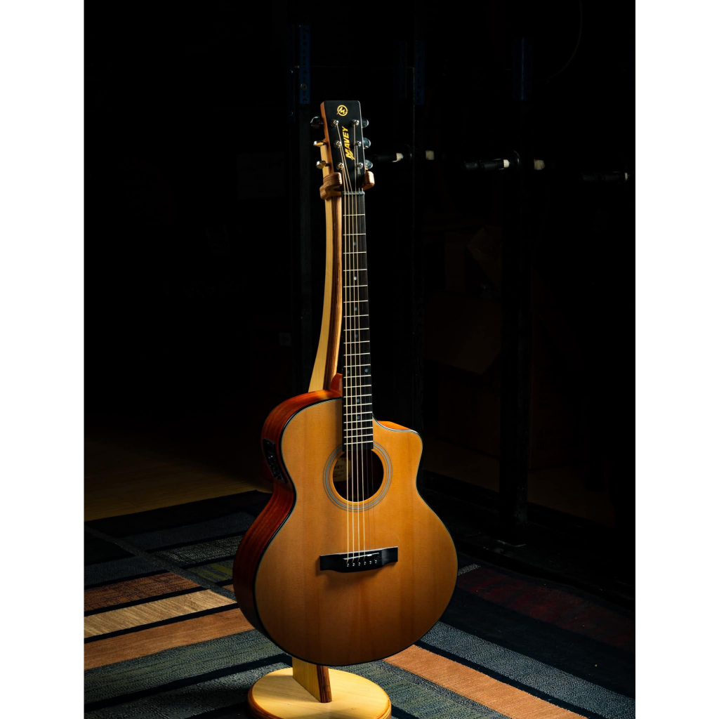 Mavey QAGJF48 41’ Inches Acoustic Guitar with Pickup Tuner | Shopee ...