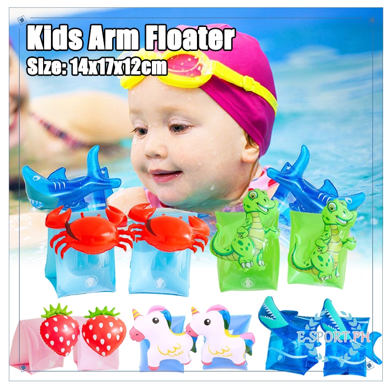 Inflatable Baby cartoon Floats Safety Float Swimming Arm Ring Children ...