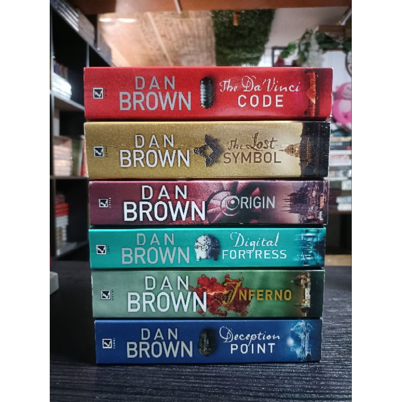 DAN BROWN 6 BOOKS SET (massmarketpaperback) | Shopee Philippines