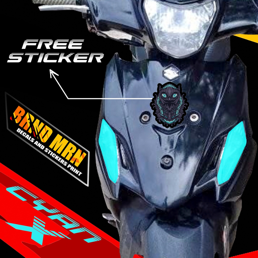 SUZUKI SMASH 115 WINKER PLAIN DECAL CLEAR STICKER TINT PROTECTOR ...
