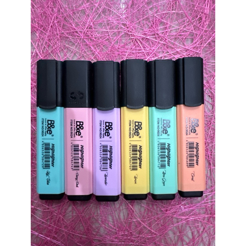B&e Highlighter Pastel color (6colors avail) | Shopee Philippines