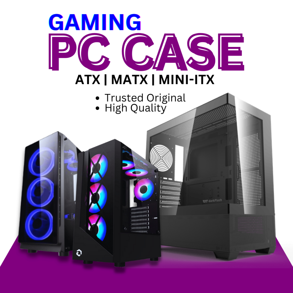 Gaming PC Case - ATX , MATX, MINI-ITX | Computer Casings from Top Brands w/ RGB Fans | Shopee ...