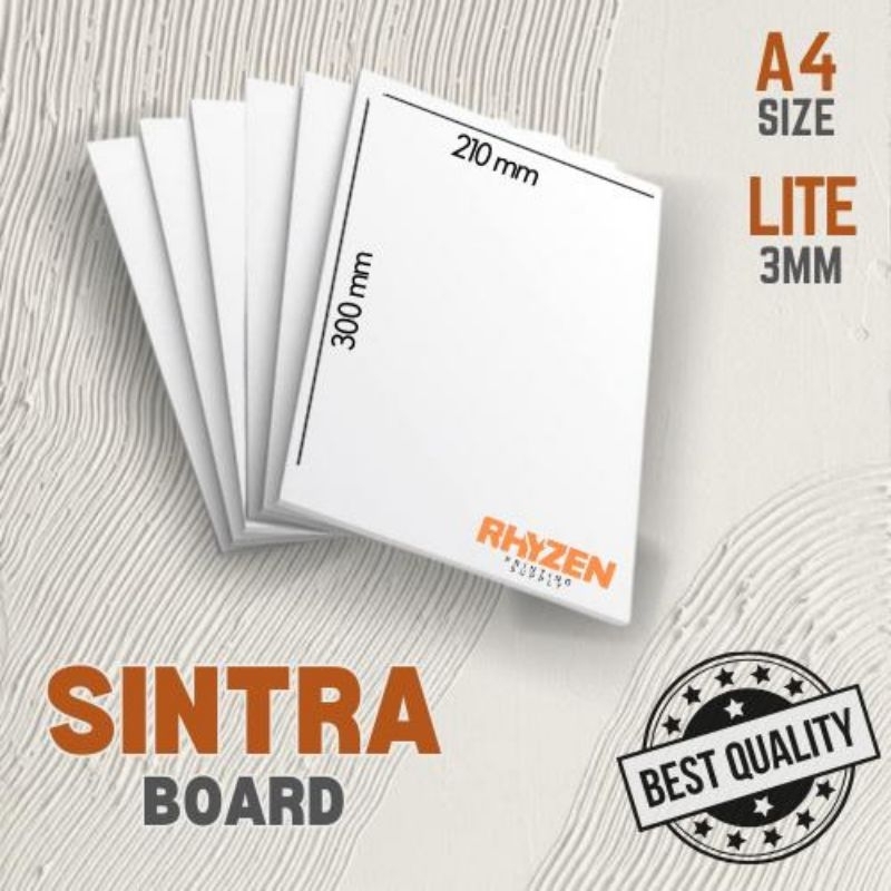 10pcs 3mm White SINTRA BOARD A3 / A4 / A2/A5 Size LITE | Shopee Philippines