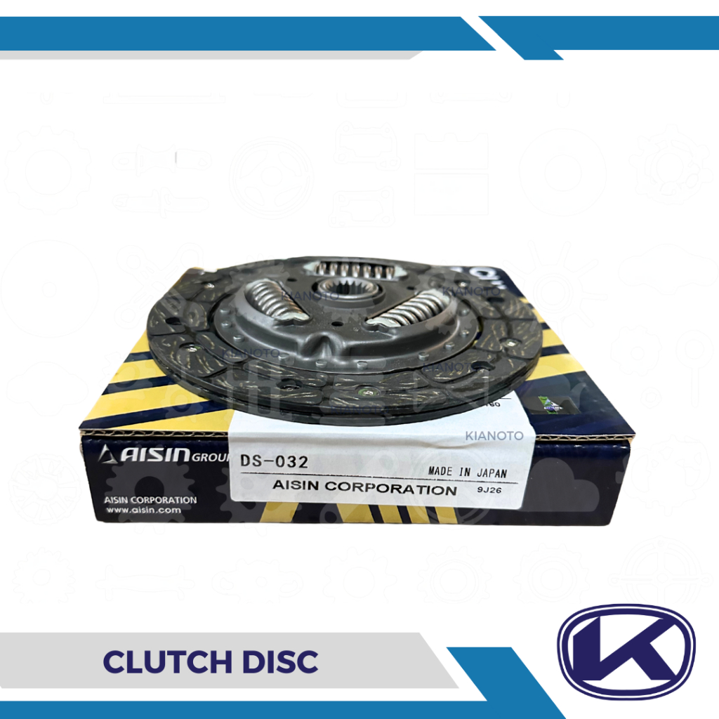 Clutch Disc DS-032 (6 3/4"X18T) for Suzuki DA17 DA52 DA62 DA63 DA64 ...
