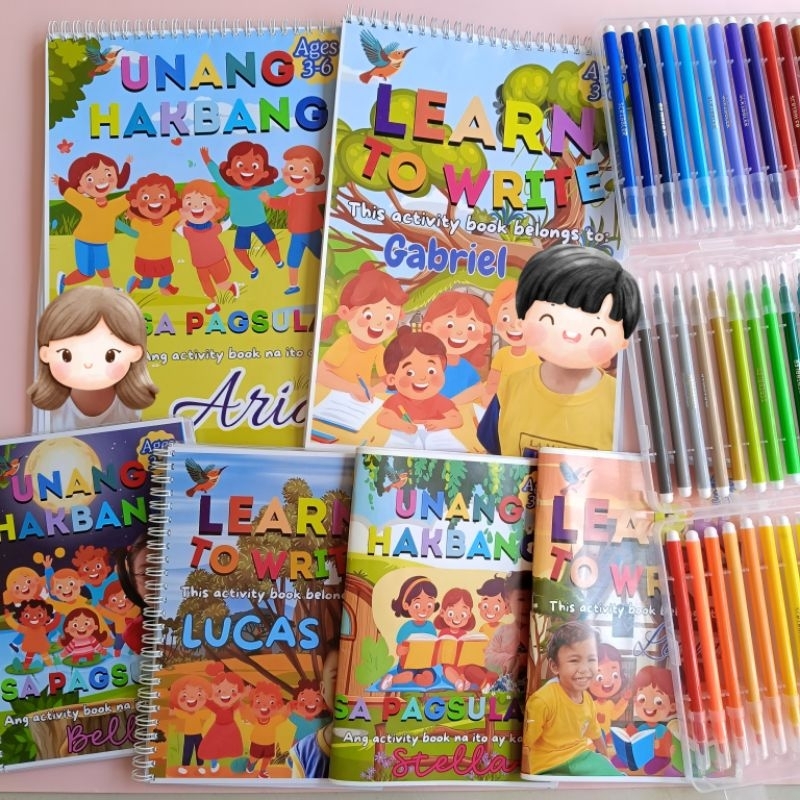 Learn to Write/Unang Hakbang sa Pagsulat-English/Filipino Activity A5 ...