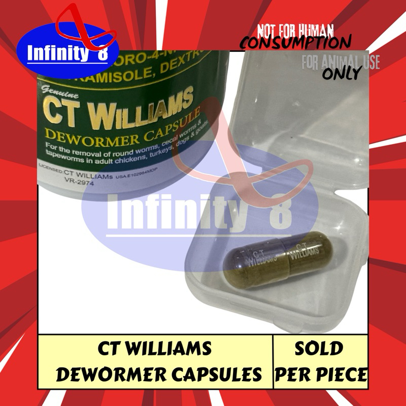 CT WILLIAMS DEWORMING CAPSULE - SOLD PER PIECE | Shopee Philippines