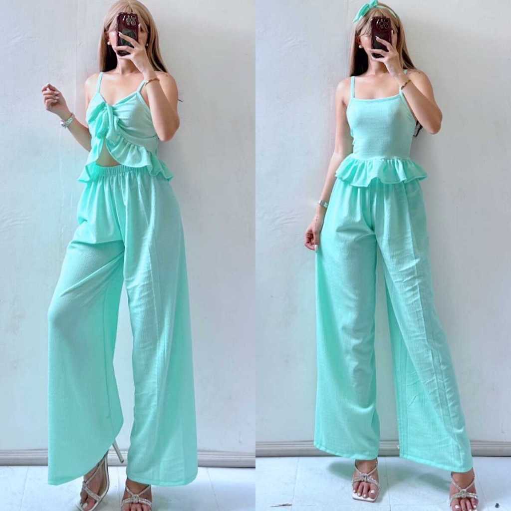 Sunny&Co VCAY Women's Fashion Cute Summer Color Two-Wear Front Knot ...