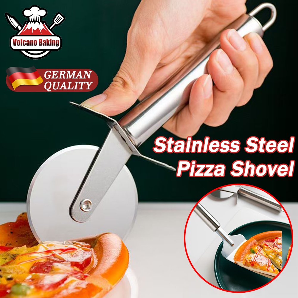 V.B.K Stainless Steel Pizza Cutter Pastry Cutter Food Cutter Pancake ...
