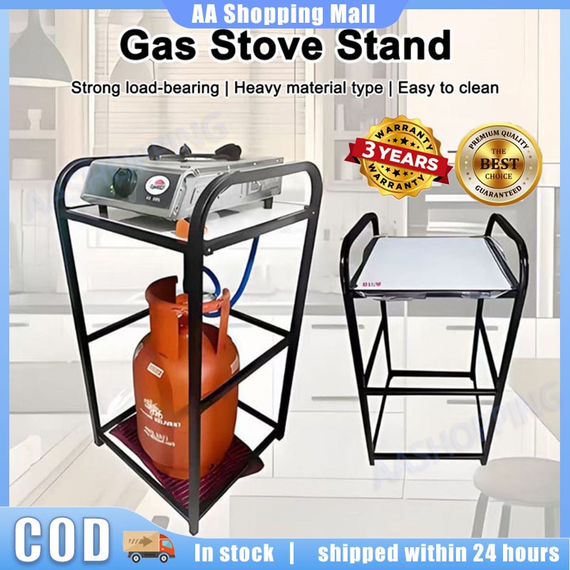 Single Burner Gas Stove Stand Kitchen Stove Organizer Gas Rack Cooking ...