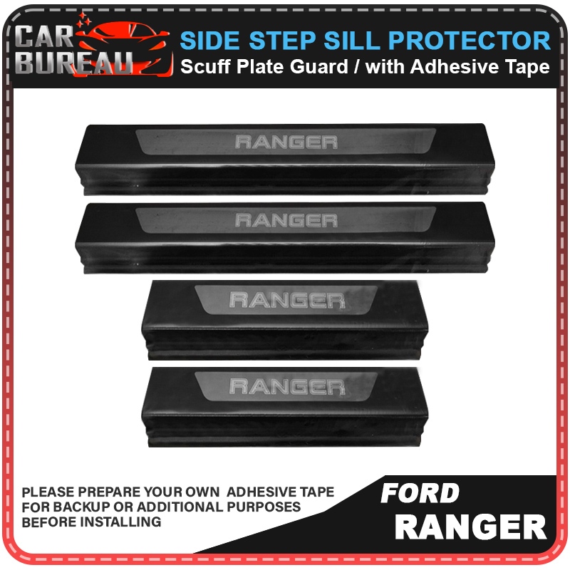 Ford RANGER 2012 - 2024 Side Step Sill / Side Stepsill | 4pcs/set ...