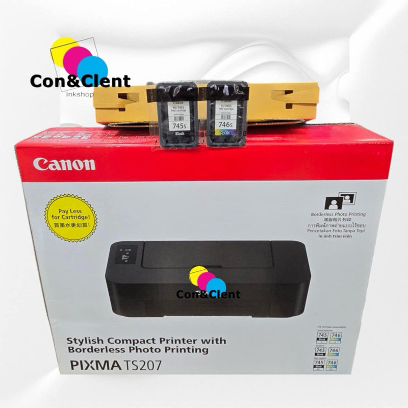 Brandnew Pixma TS207 w/ ink cartridge OR Printer no cartridge | Shopee ...