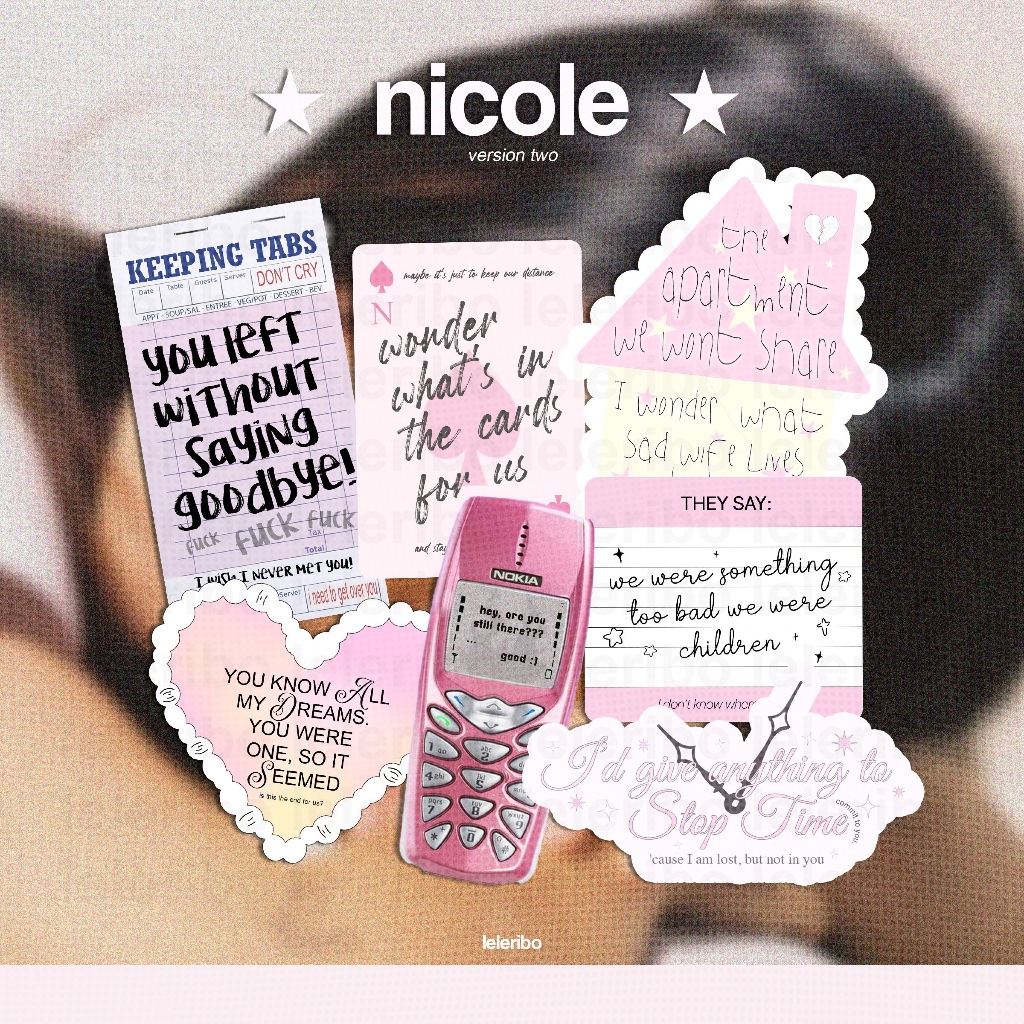 NICOLE V2 NIKI Album Sticker & Keyring Collection by leleribo | Shopee ...