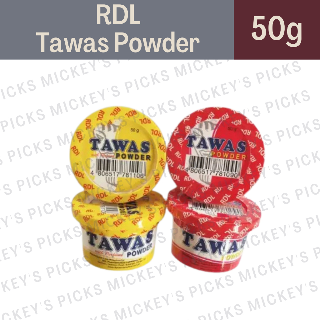 RDL Tawas Powder 50g | Shopee Philippines