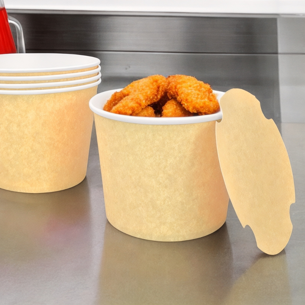 20pcs 85oz Chicken Bucket with Lid Take Out Disposable Packaging ...