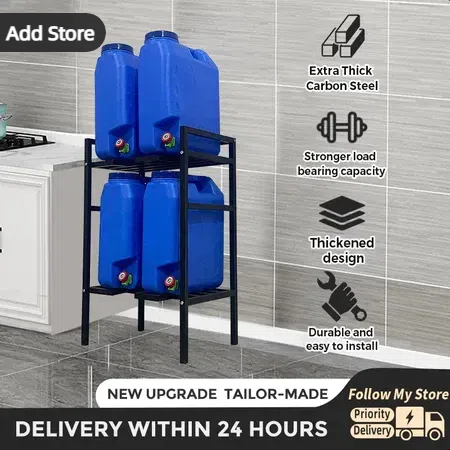 Water Container Rack Multi-Layer Bucket Holder Water Dispenser ...
