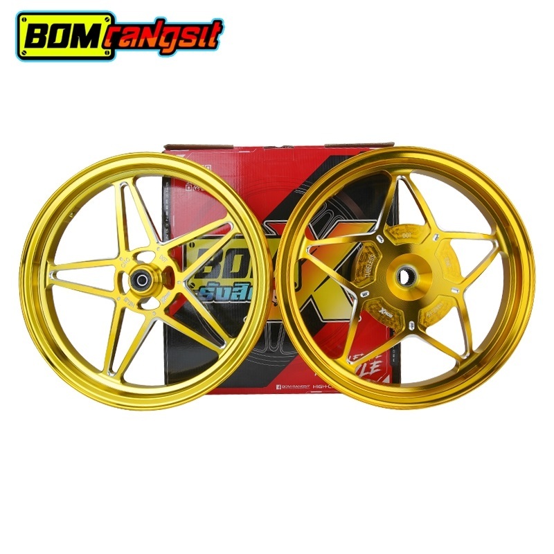 Bom Rangsit BomX Lynx CNC Star Alloy Mags Click 125/MIO 110/i125 M3 ...