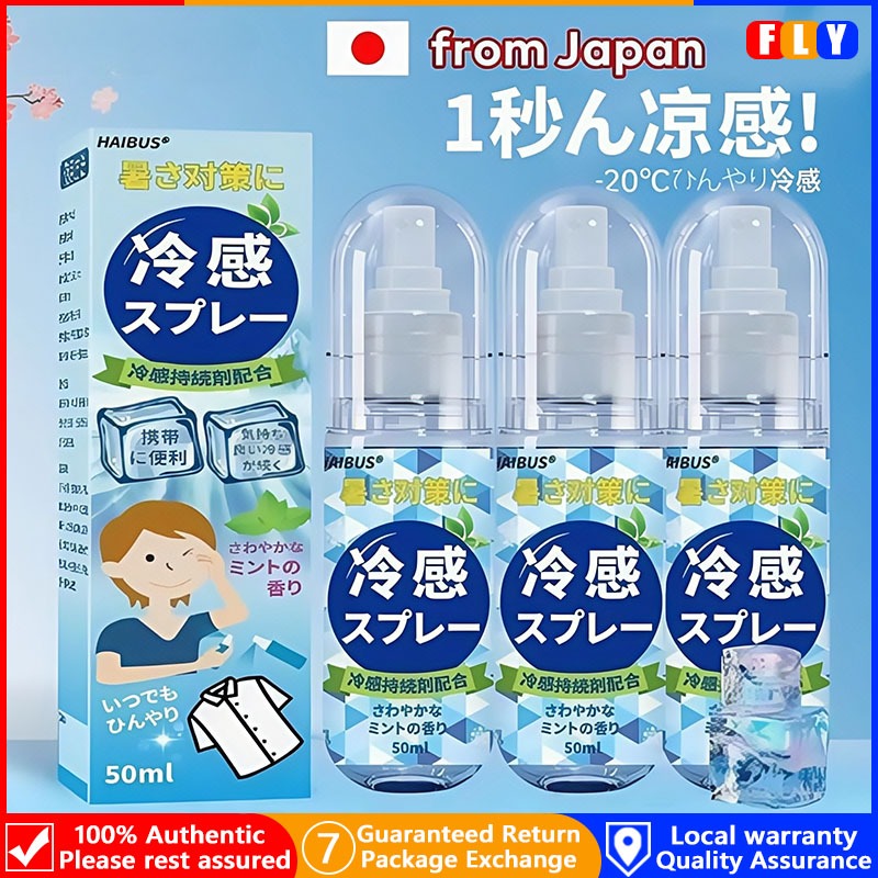 50ML Home Instant Cooling Dual-Use Summer Dry Ice Cooling Spray Down ...