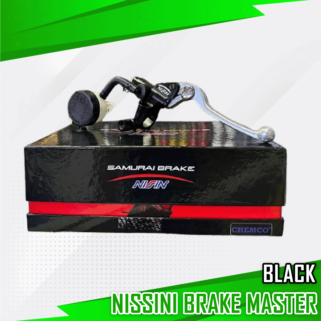 NISSIN BRAKE MASTER FOR MOTOR BLACK | Shopee Philippines