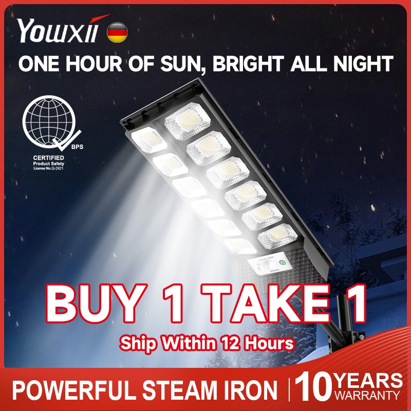 Yowxii Street Light LED Solar Outdoor Street Light Waterproof Automatic ...