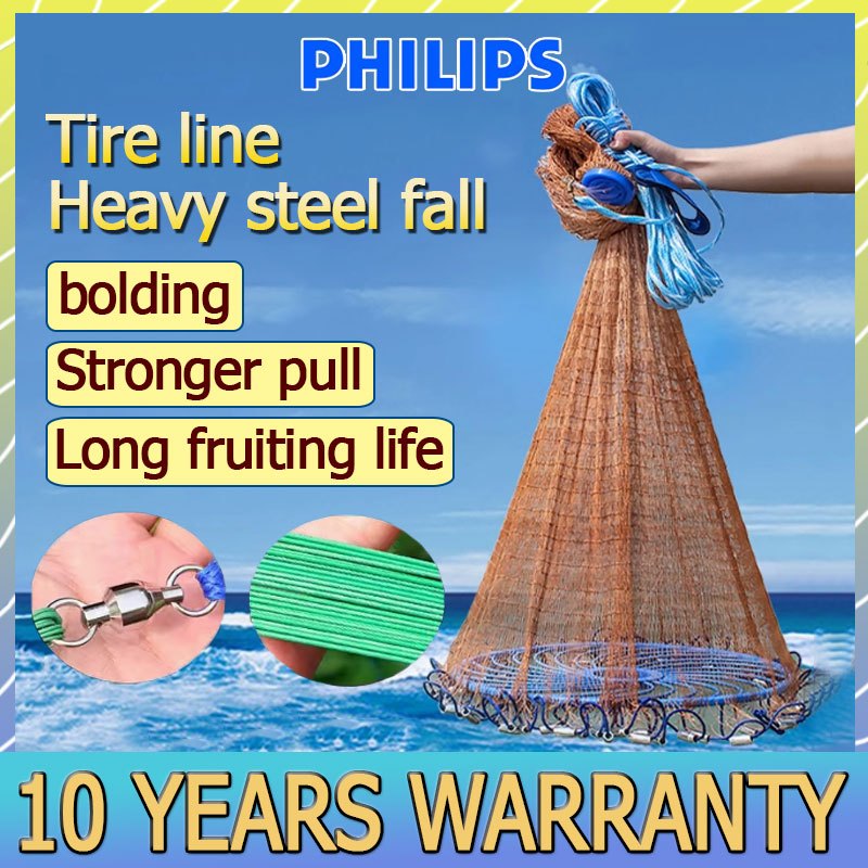 PHILIPS Fishing Nets 8M Version Of American Hand Thrown Fishing Nets ...