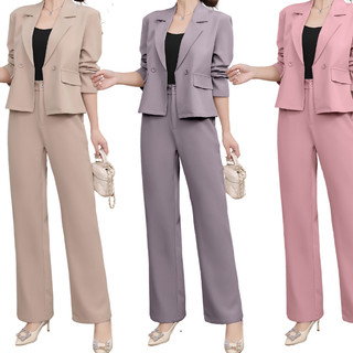 Willing.ph Terno Set Blazer and Trouser Womens Pants S-M #8036 | Shopee ...