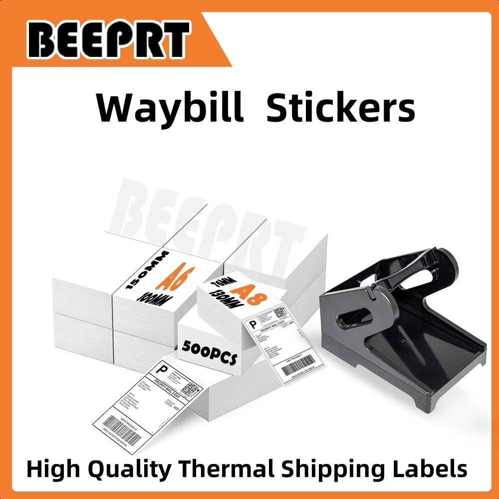 Waybill Sticker A6 TRIPLE PROOF 100x150mm 78x120mm Thermal Barcode ...