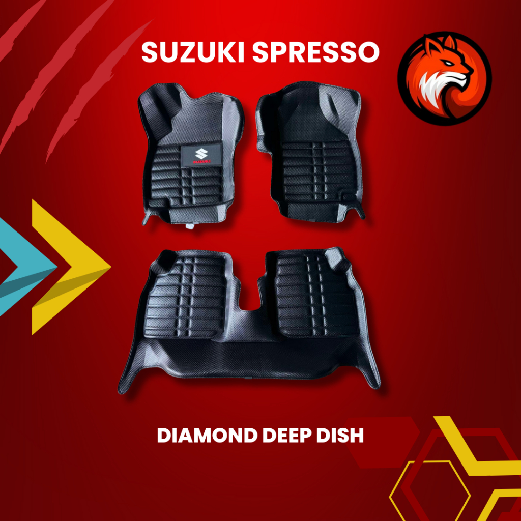 Suzuki S-presso Premium Diamond Deep Dish Car Matting (5D Matting ...