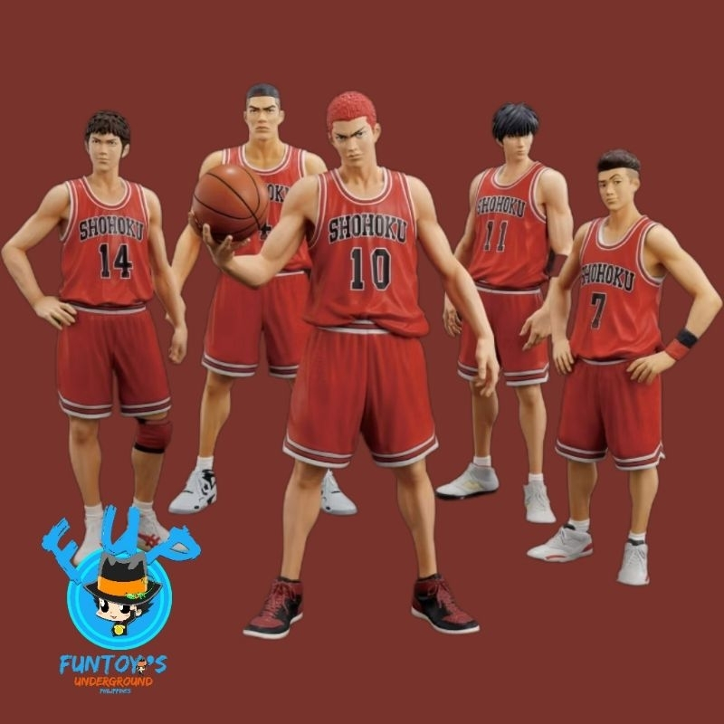 M.I.C One and Only [Slam Dunk] Shohoku Starting Member Set | Shopee ...