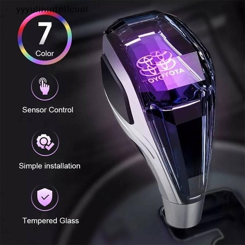 Car Universal LED Crystal Shifter Handles Manual Transmission Gear ...
