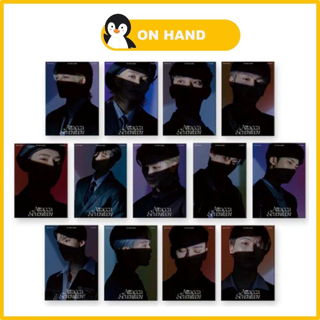 Carat Ver Version SEVENTEEN 9th Mini Album - Attacca COMPLETE INCLUSION ...