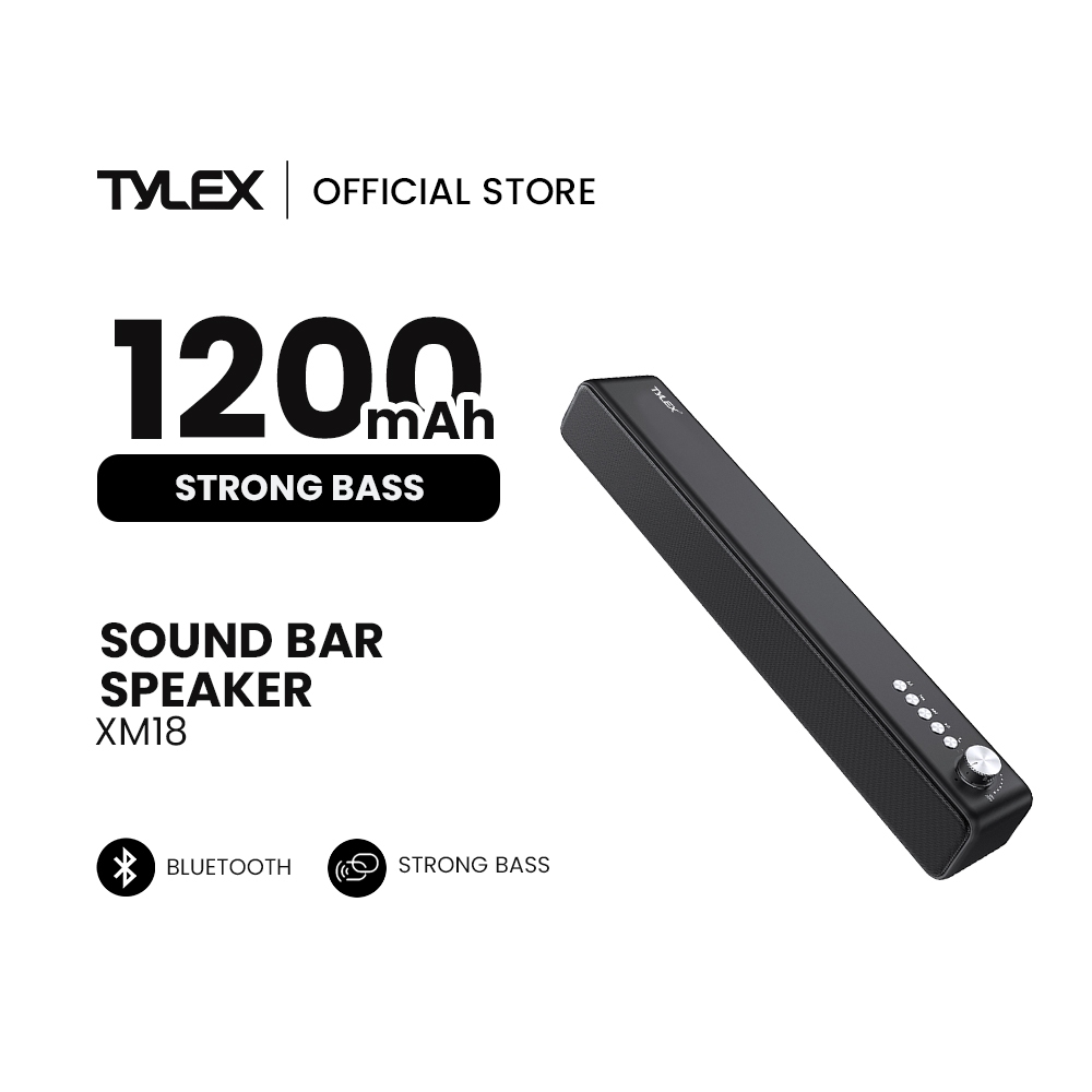 TYLEX XM18 Portable Wireless Bluetooth V5.0 Soundbar Speaker With ...