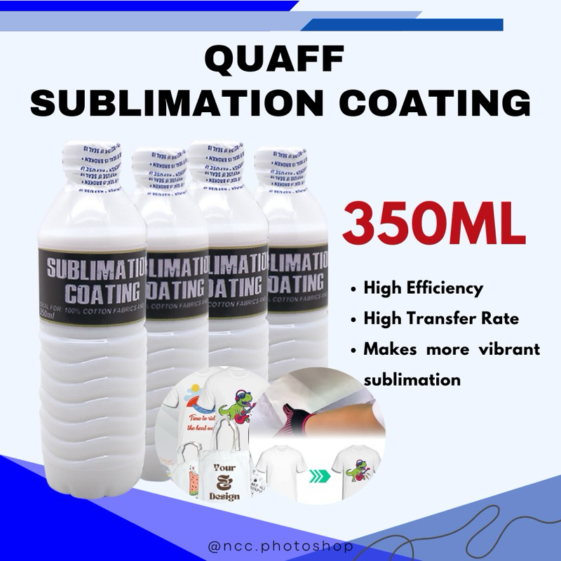 Quaff Sublimation Spray Coating 350ML For T-shirt Garments | Shopee ...