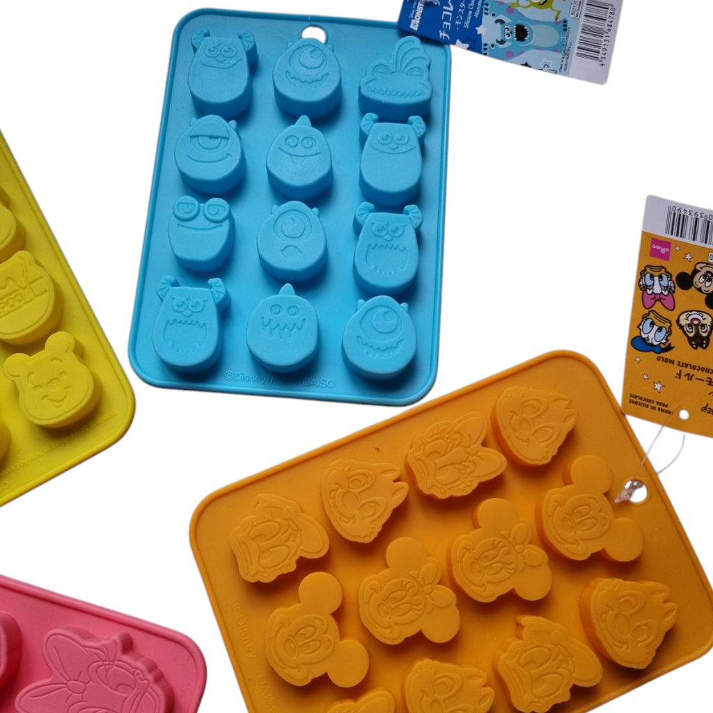 Disney Silicone Chocolate Mold Winnie the Pooh Monsters Inc. Mickey ...